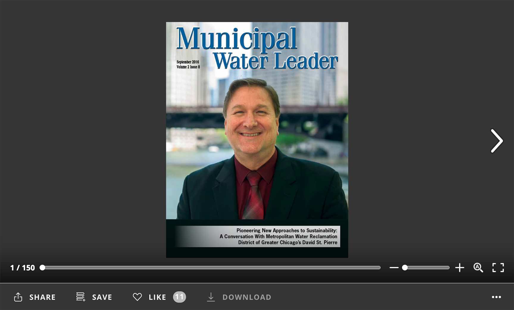 Volume 2 Issue 8 September 2016 - Municipal Water Leader Magazine